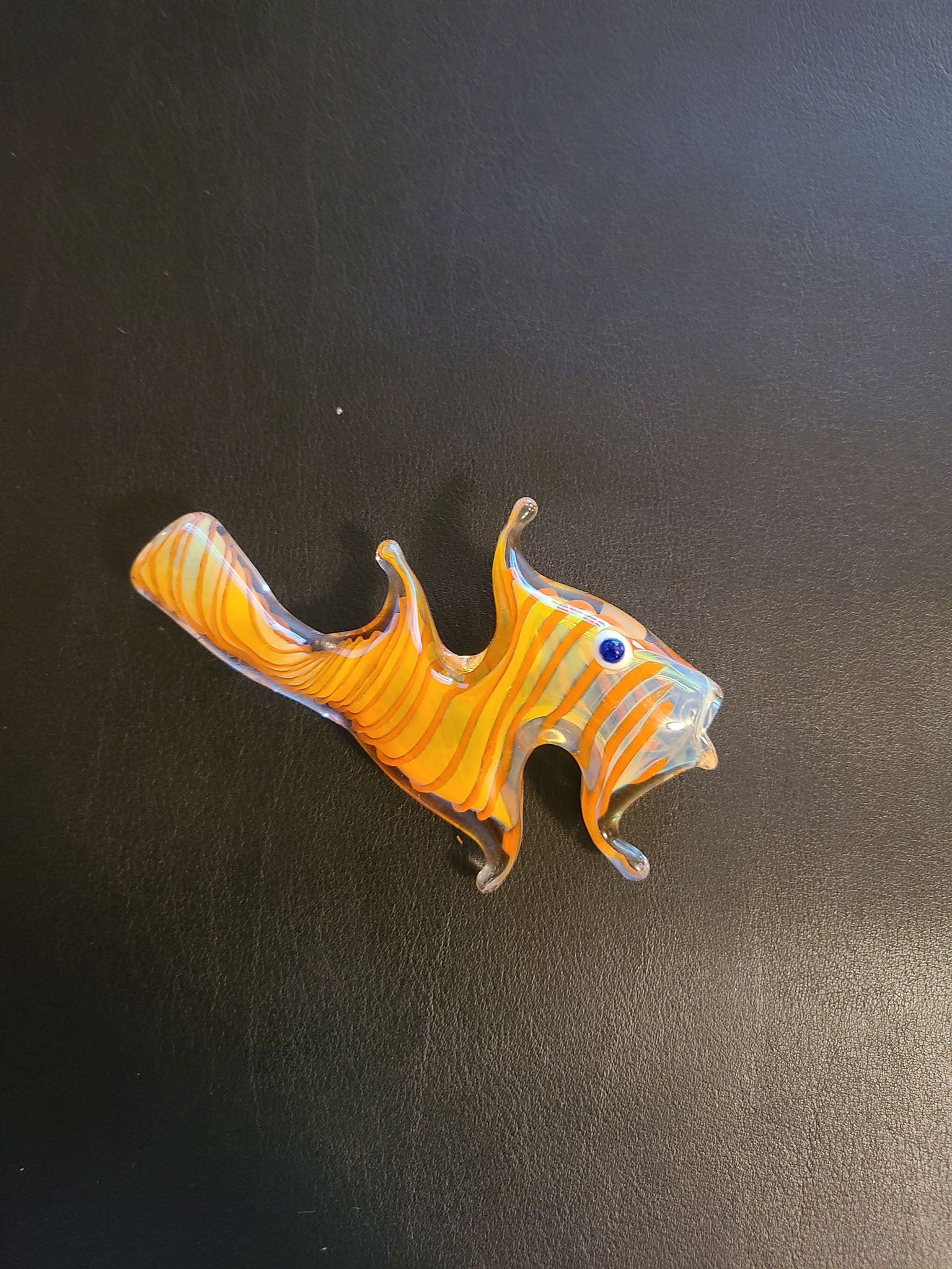 Phunky Fish Glass Chillum | Handmade Art Glass Chillums